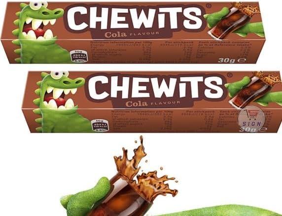 CHEWITS Cola Flavoured Sweets Candy 30g x 5 Packs Delicious Tasty And ...