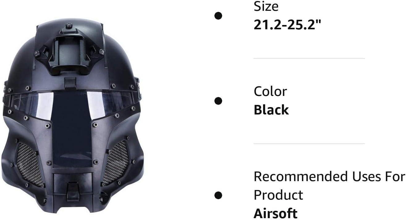 Cosplay Airsoft Full Face Head Helmet Tactical Sorta-Kinda Mandalorian ...
