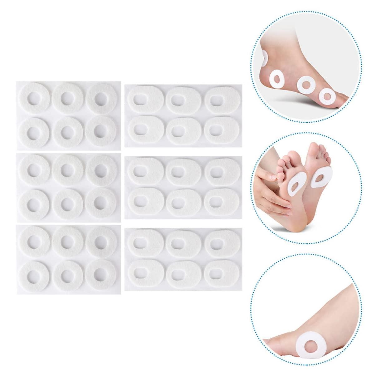 FRCOLOR 6pcs Heel Feet Sticker Set for Toe Callus Relief - Toe Pads for ...