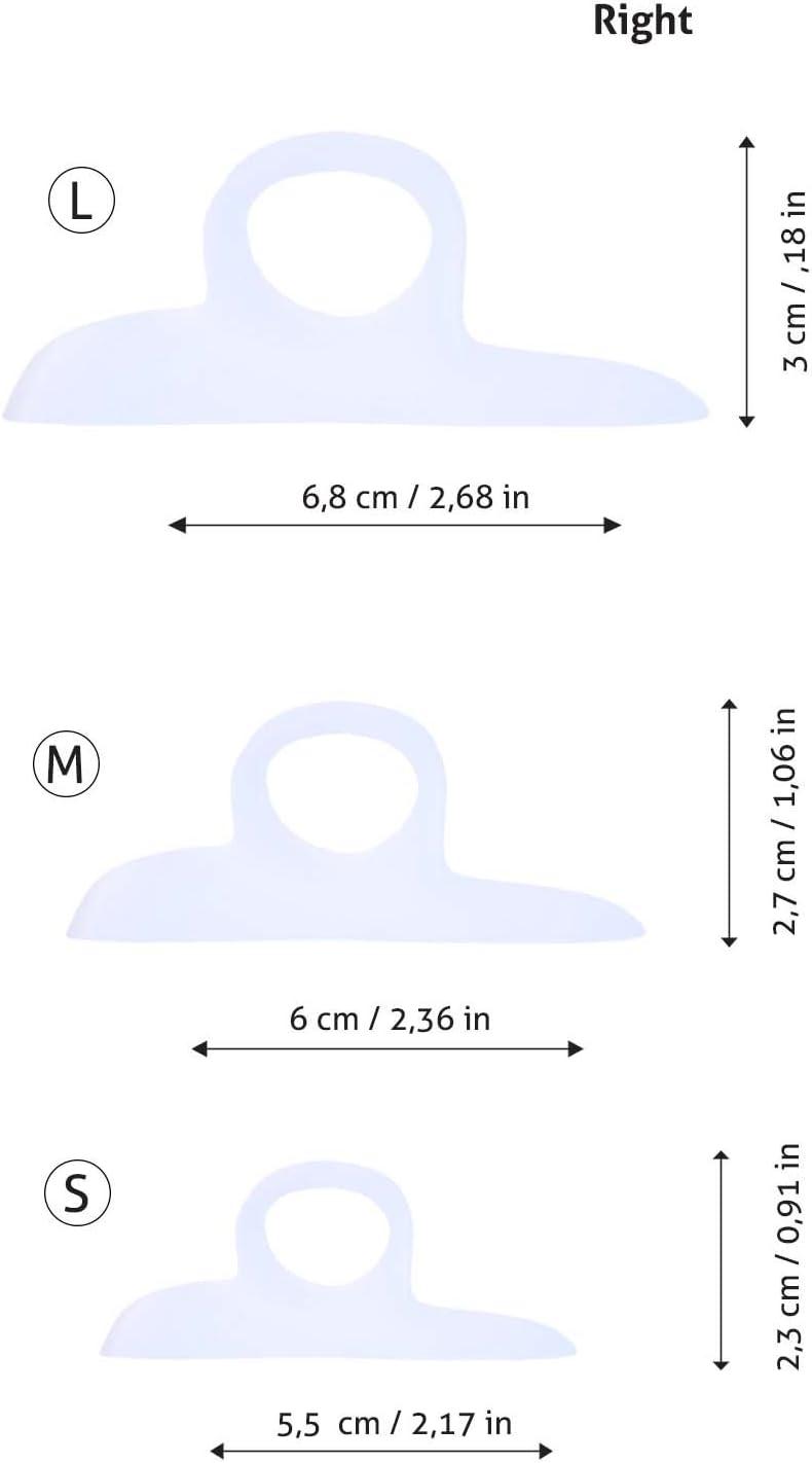 Large Right Toe Crests for Hammer Toe & Claw Toe Support - Mallet Toes ...