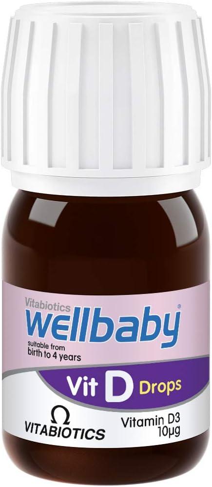Vitabiotics Wellbaby Vit D Drops 30ml - Essential Vitamin D Supplement ...