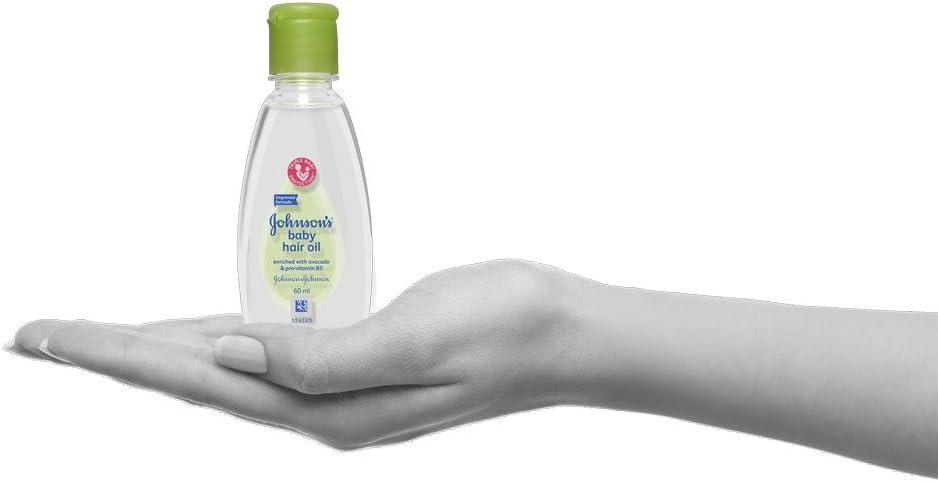2-Pack Johnson's Baby Hair Oil Avocado & Pro-vitamin B5 60ml x 2 - Non ...