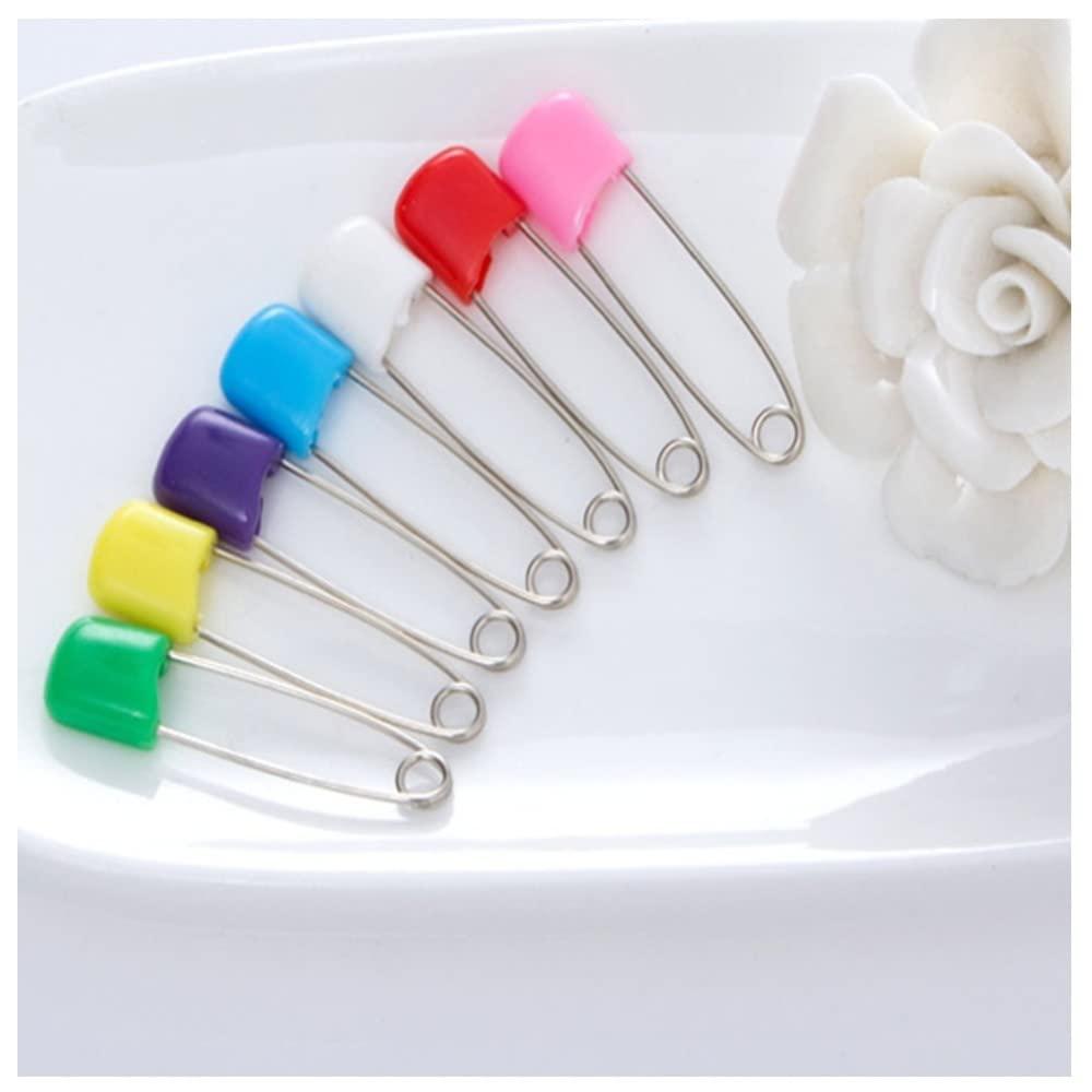 12-Pack Safety Locking Baby Cloth Nappy Diaper Pins | Childproof Secure ...
