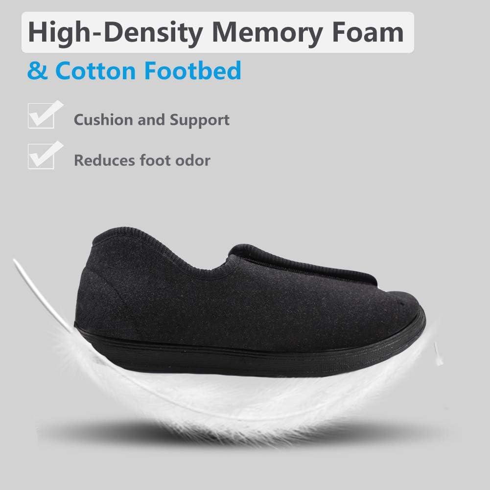 MEJORMEN Women's Diabetic Edema Slippers - Wide Width Orthopedic Shoes ...