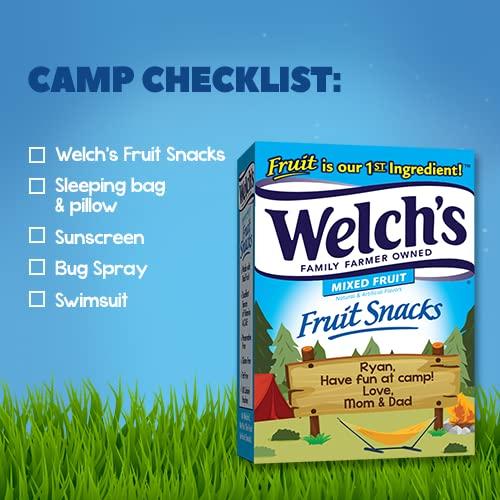 Custom Welch's Fruit Snacks Box - Gluten Free Mixed Fruit 0.9 oz ...
