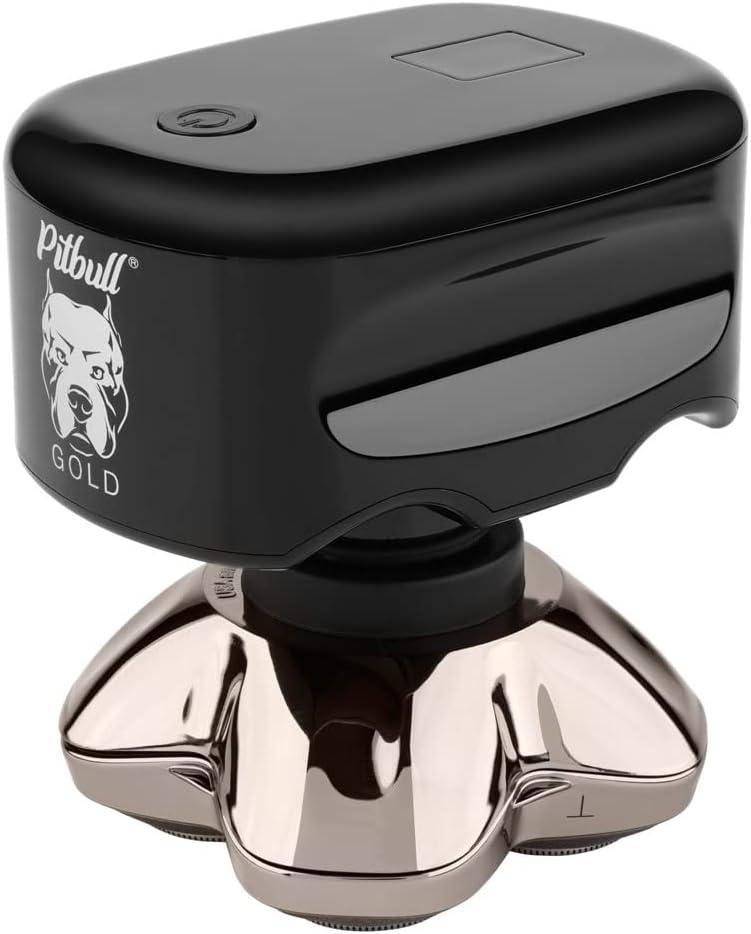 Skull Shaver Pitbull Gold PRO Men's Electric Head and Face Shaver ...