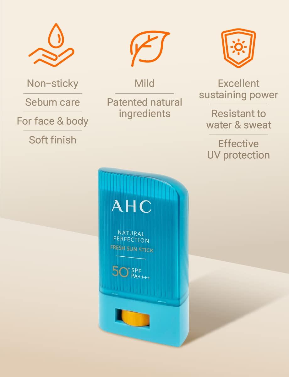 AHC Natural Perfection Fresh Sun Stick 22g | SPF 50+/PA++++ | Buy ...