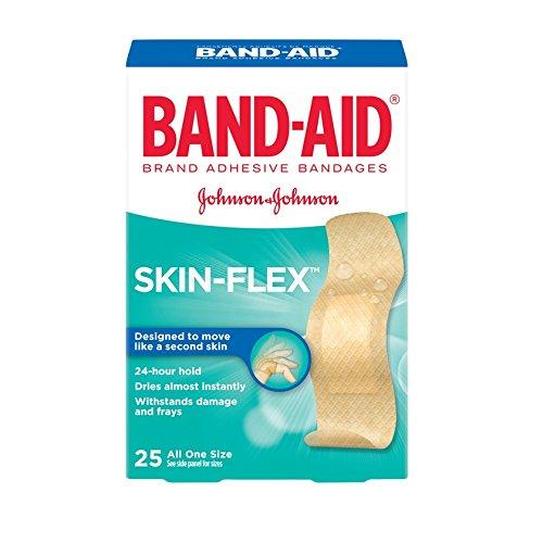 Band-Aid Skin-Flex Adhesive Bandages - 100 Count, One Size, Flexible ...