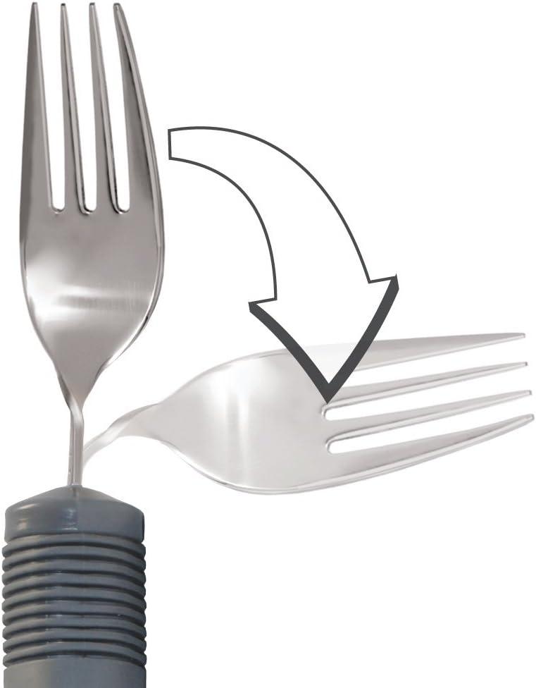 Rehabilitation Advantage Weighted Fork with Rubber Handle - Ergonomic ...