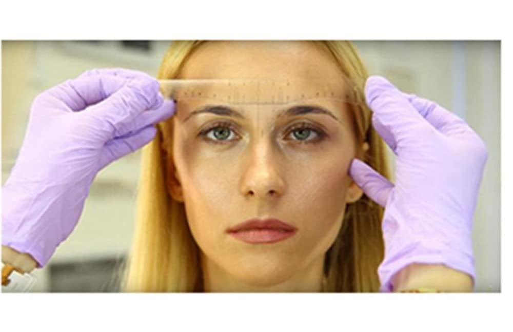 Microblading Eyebrow Pencil Kits - Soft White Brow Mapping Marker Liner ...