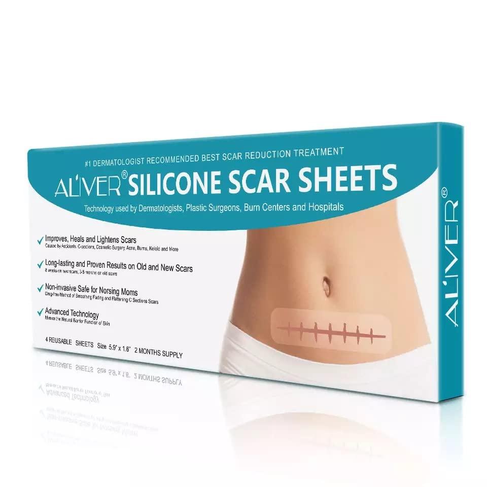 Silicone Scar Remover Patch - Waterproof Gel Film Treatment for Scar ...