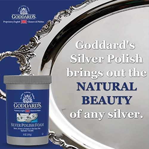 Goddard's Silver Polish Foam 18oz - Shine and Protect Your Silverware