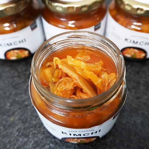 Spicy Vegan Kimchi 7.58oz - Korean Napa Cabbage Kimchi for Ramen ...