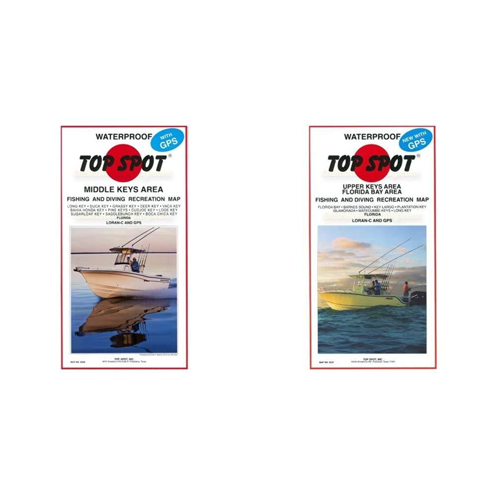 Top Spot N208 Map- Middle Key Long Key to Boca Chica Key Loran-C & GPS ...
