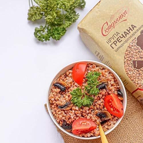 Skvira Roasted Buckwheat Kasha 800g - GMO Free, 1 Pack