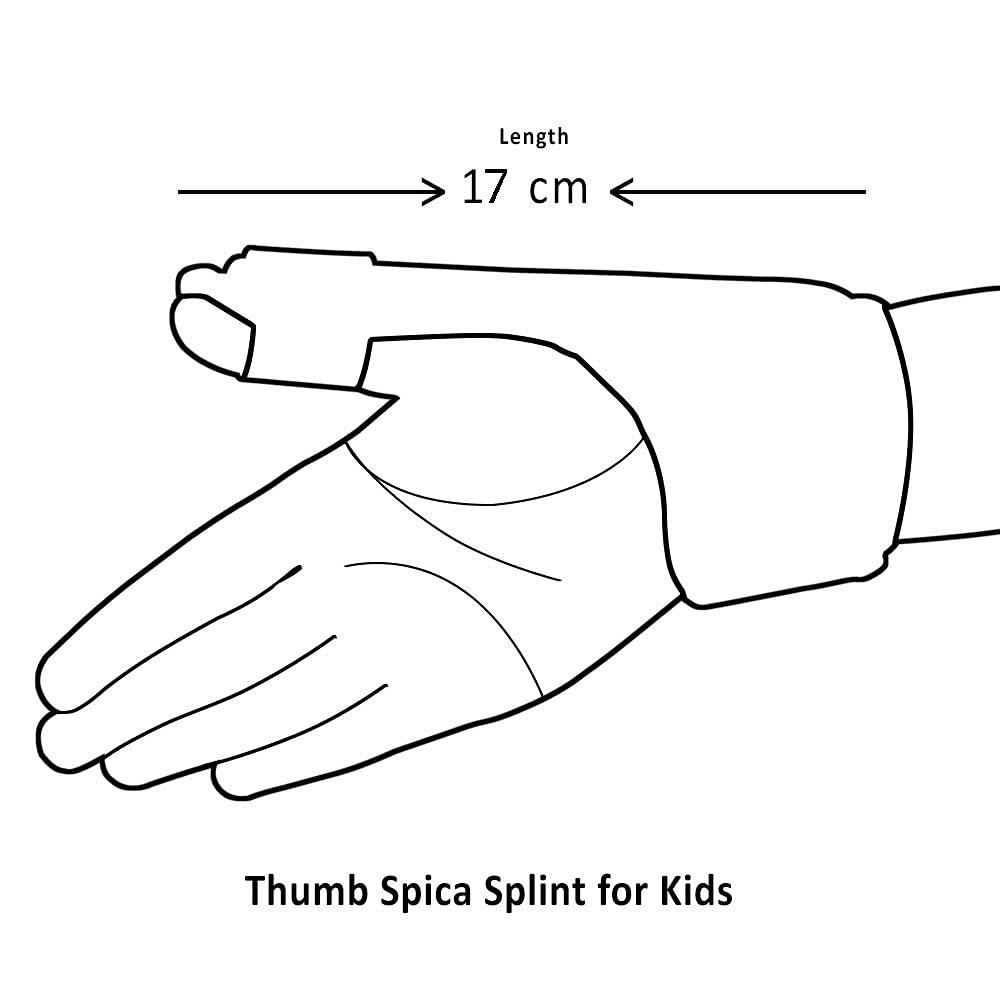 HealthGoodsIn Pediatric Thumb Spica Splint | Support Brace for Kids ...