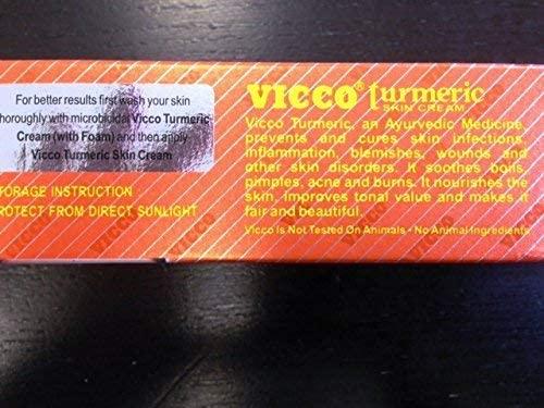 Vicco Turmeric Skin Cream with Sandalwood Oil - 2 Pack (70g each) | Buy ...