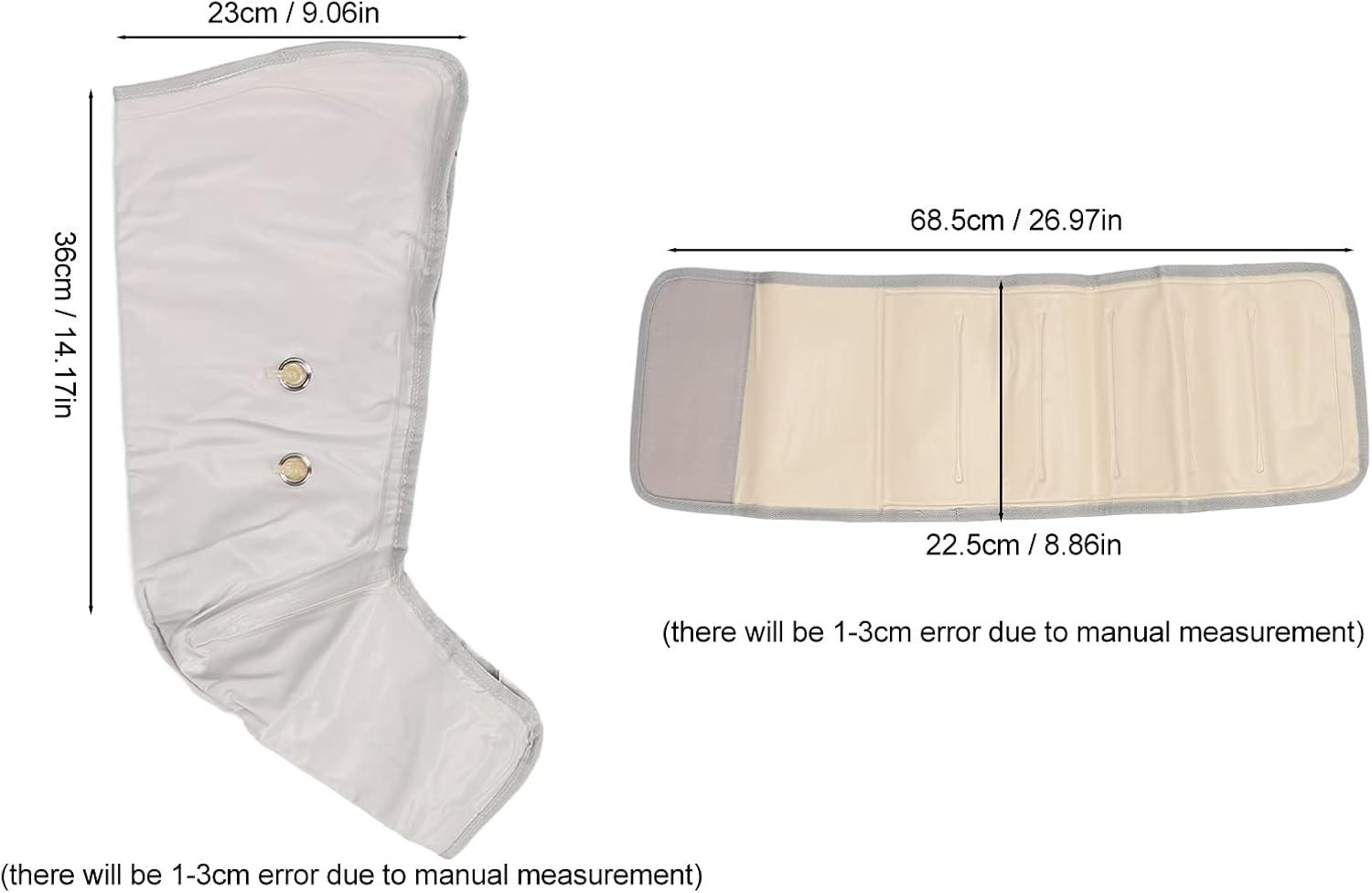 Electric Leg-Foot Compression Massage Device | 9 Modes & 15-Minute ...