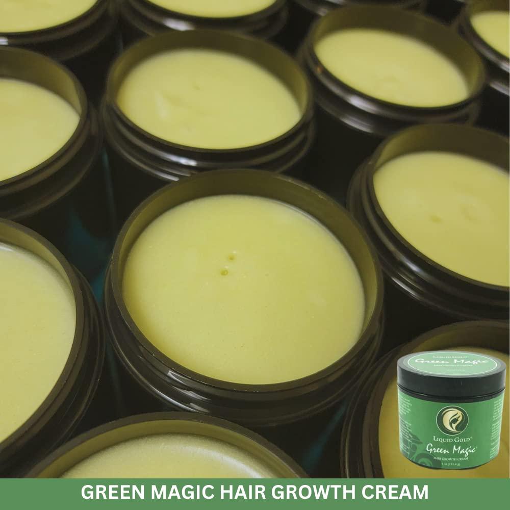 Green Magic Hair Growth Cream - For Hair Loss, Balding, Bald Spots ...