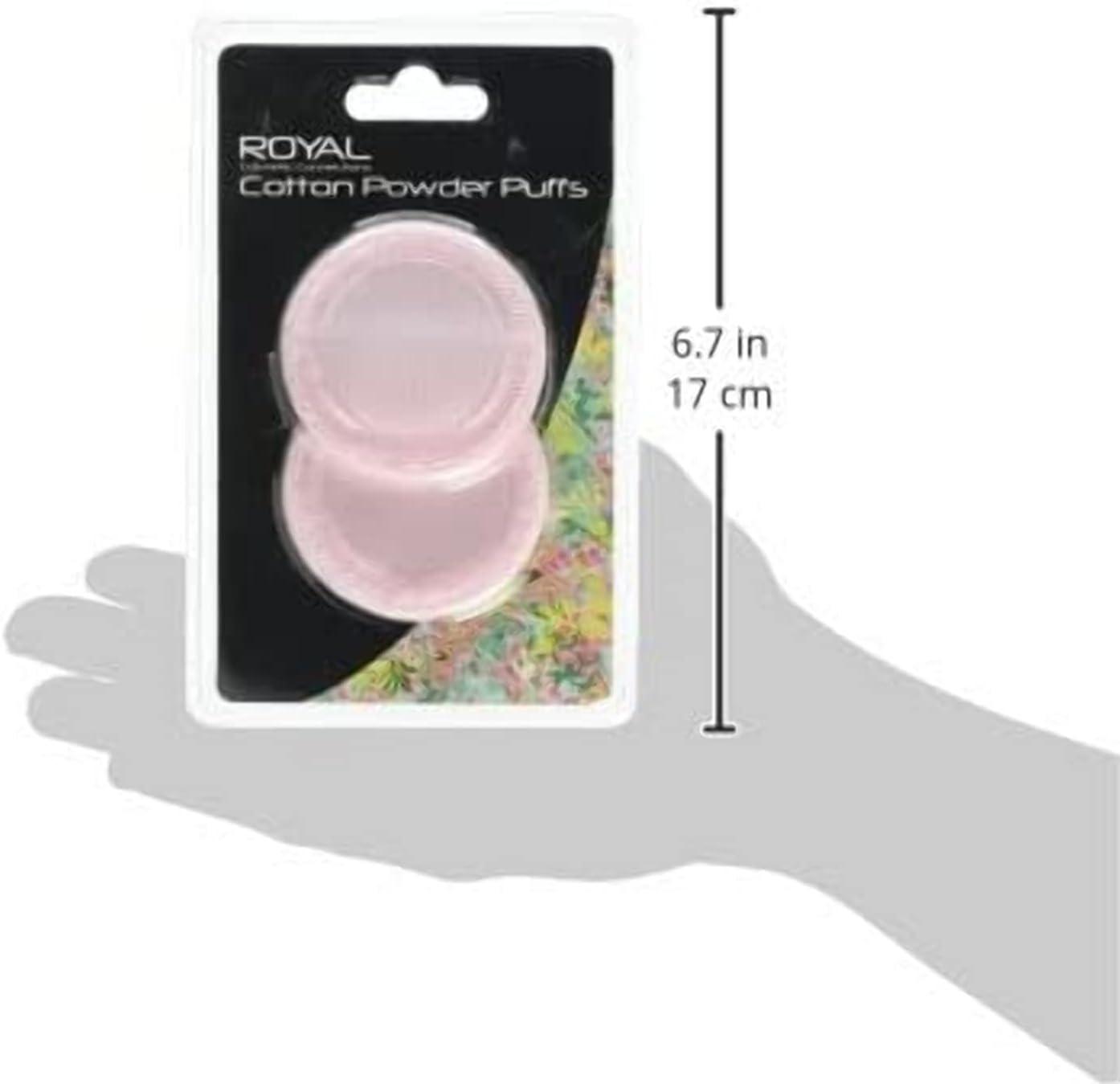 Royal Cotton Powder Puffs - 2-Piece Set for Ultimate Functionality ...