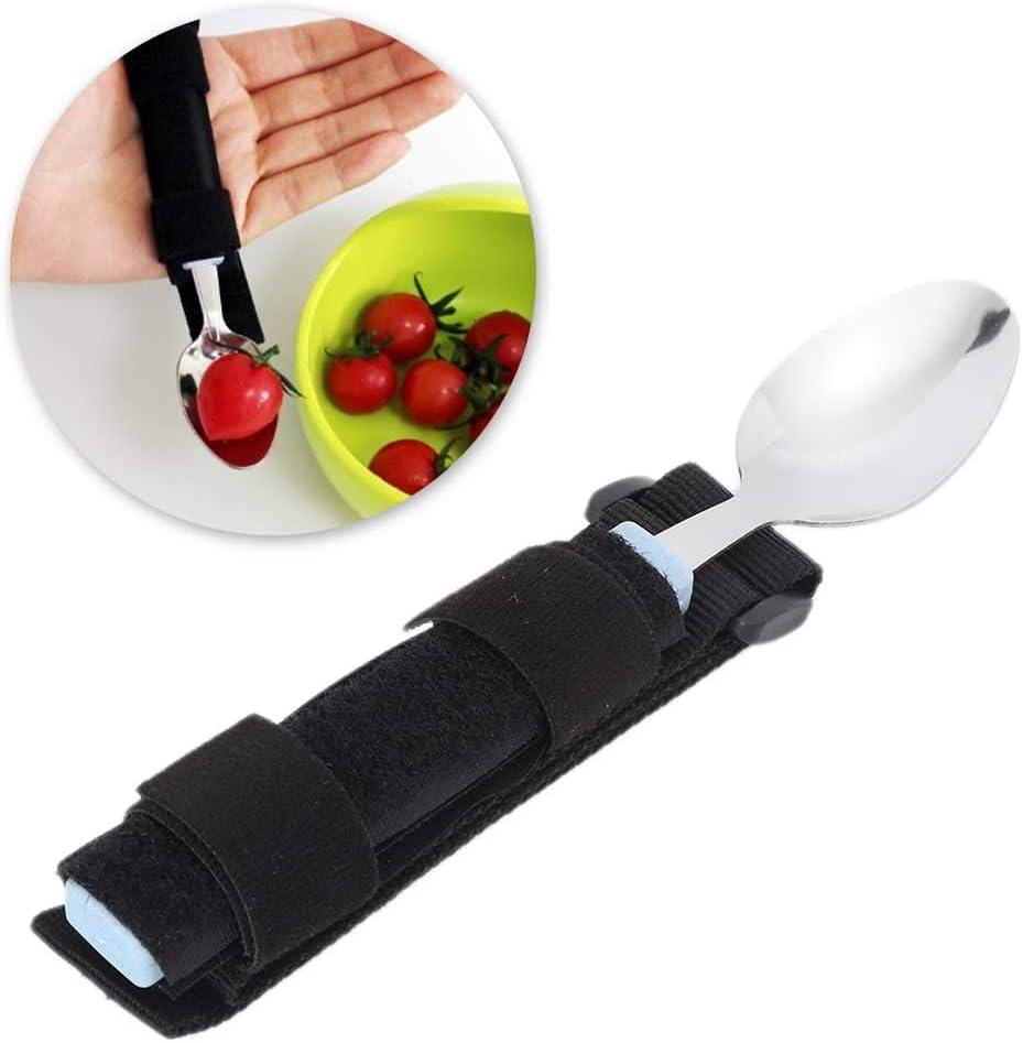 Spoon Elderly Care Spoon Adjustable Strap Portable for Elderly The ...