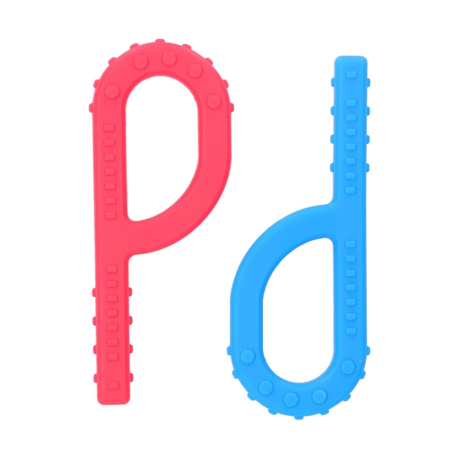 Sensory Chew Tube: Portable Silicone P Shaped Teething Stick for ...