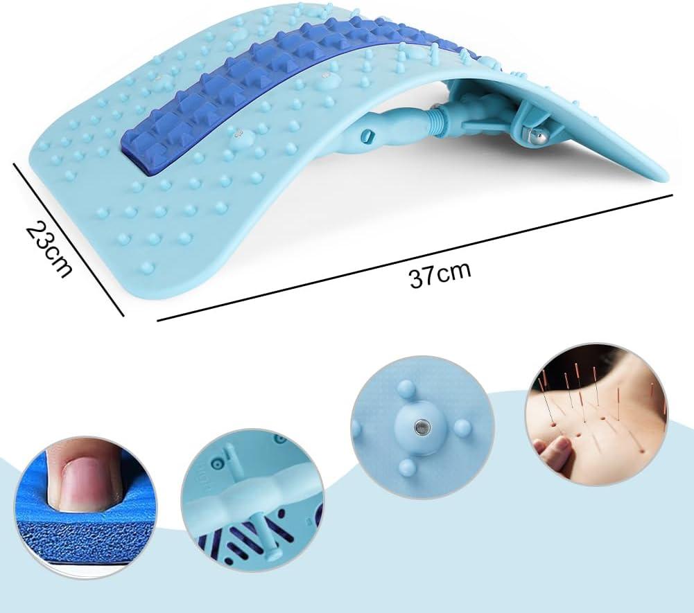 Back Extensor & Massager - Multi-Stage Lumbar Support for Office Chairs ...