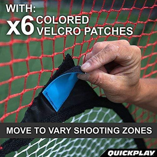 QuickPlay PRO Soccer Goal Target Nets with 7 Scoring Zones Practice ...