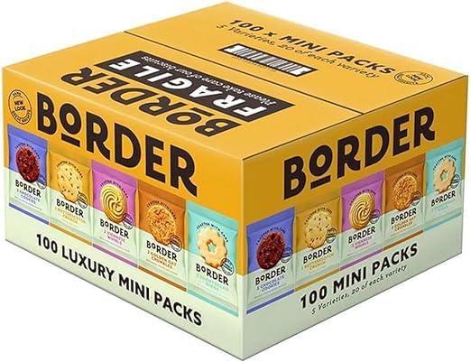 Border Biscuits Luxury Ultimate Assorted Mini Pack 100 Biscuits Wrapped ...