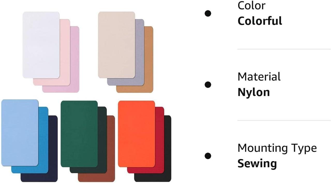 WILLBOND 15 Pieces Self-Adhesive Nylon Repair Patches - Waterproof ...