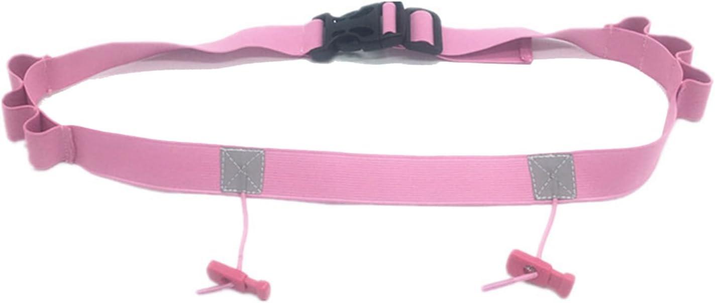 Premium Running Number Belt with Gel Reflex Strips Ideal for Cycling ...