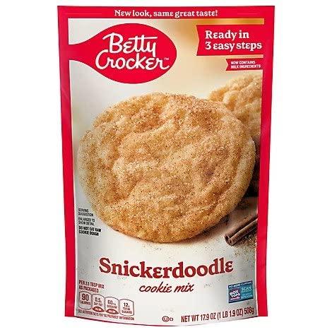 Betty Crocker Snickerdoodle Cookie Mix 17.9 oz - Pack of 4 | Delicious ...