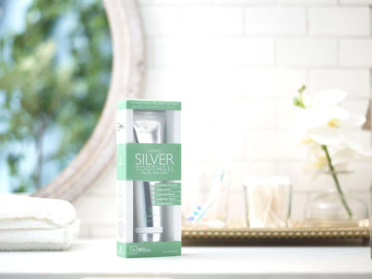 Elementa Silver TOOTHGEL Wintermint Flavor - Nano Silver 5 in 1 Teeth ...