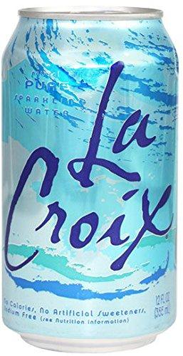 La Croix Pure Flavored Sparkling Water, 12 oz Can (Pack of 15 - 180 Oz ...