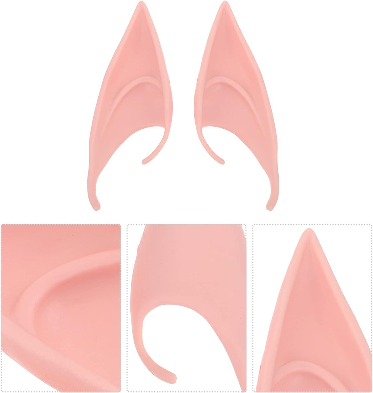 Homoyoyo Elf Ears Cosplay - 20 Pairs Prosthetic Ear Tips for Fairy ...