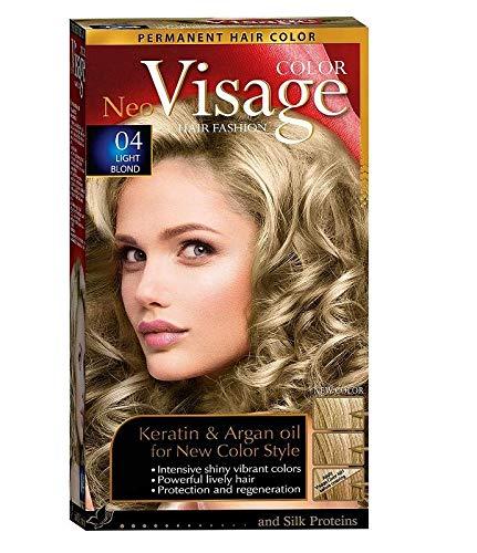 Visage Hair Fashion Permanent Hair Color 04 Light blond Permanent hair ...