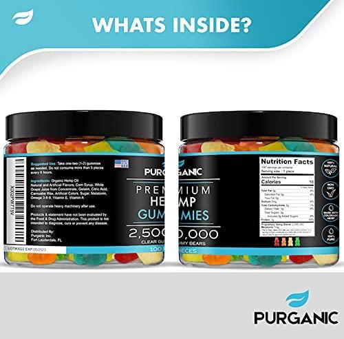 Purganic Hemp Gummies: Premium Quality CBD Infused Gummy Snacks | Buy ...