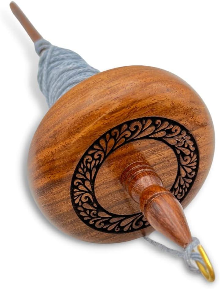 Revolution Fibers Handcrafted Top Whorl Drop Spindle for Hand Spinning ...