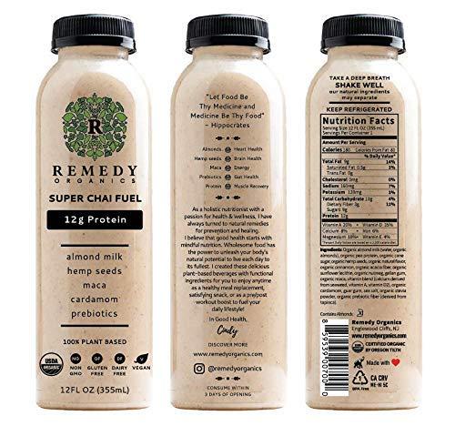 Remedy Organics Plant Based Protein Shakes 12-Pack | USDA Organic ...