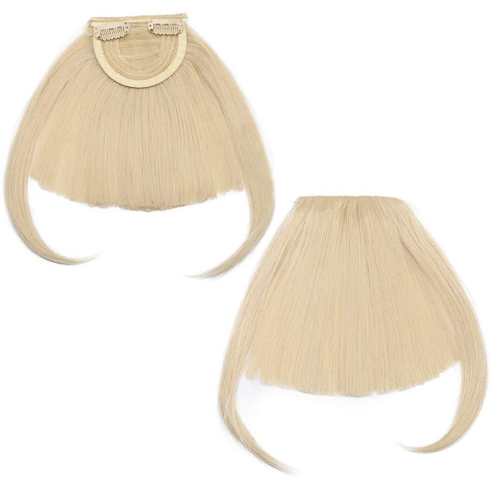 SEGO Clip-In Ponytail Hairpiece Extensions | Fringe Bangs | Bleached ...