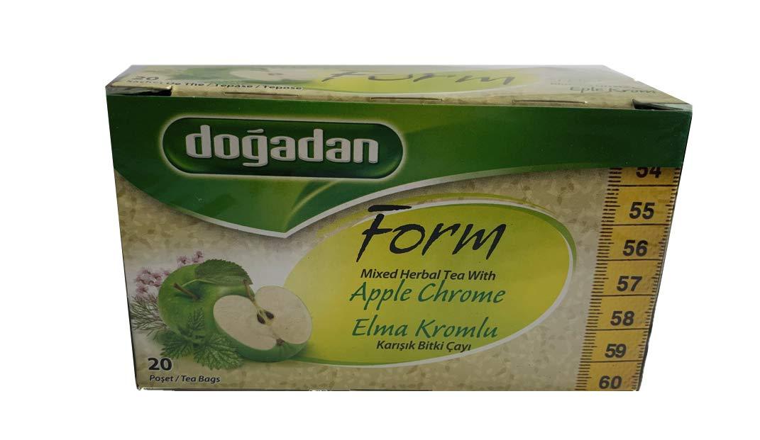 Dogadan Prem.Form Mixed Herbal Tea with Apple Chrome(1 box/20 teabags ...