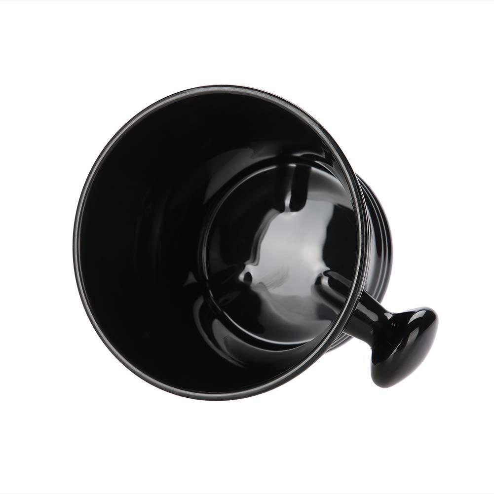 Proraso Black Plastic Shaving Soap Bowl with Handle - Shave Mug for ...