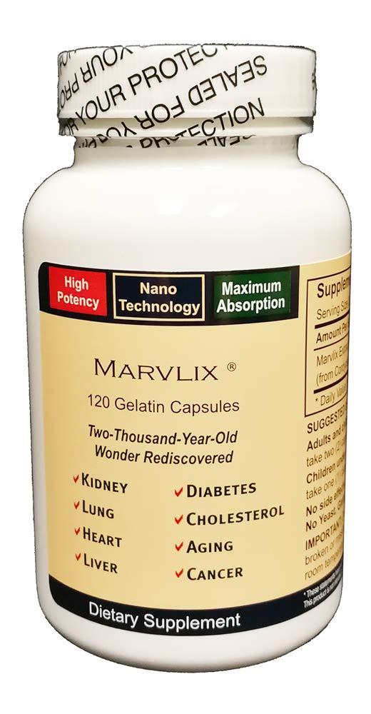 Marvlix Cordyceps Sinensis Mushroom Capsules - Supports Heart, Lungs ...