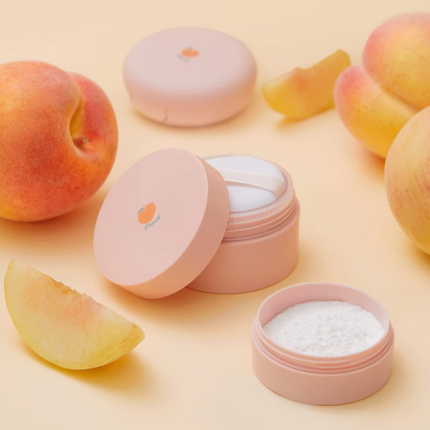 SKINFOOD Peach Cotton Multi Finish Powder 5g | Korean Sebum Control ...