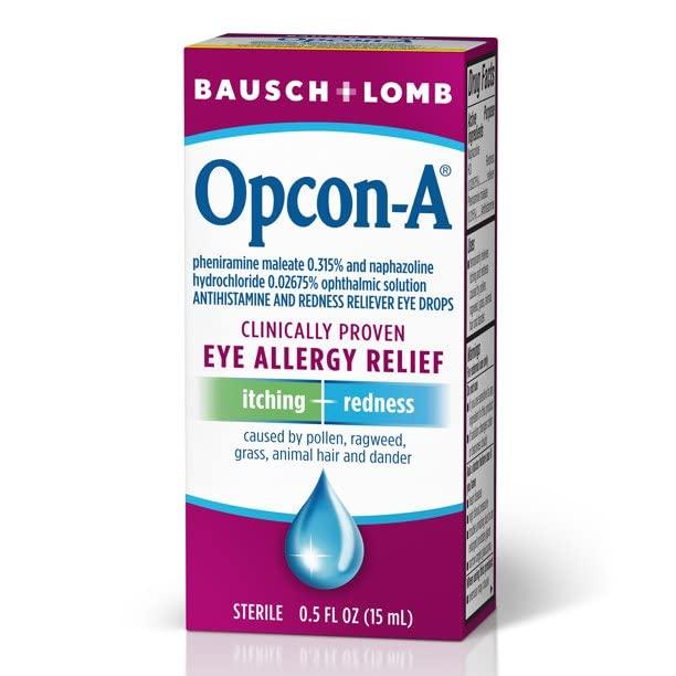 OPCON-A Eye Drops 0.5 oz - Pack of 5 | Fast Relief for Itchy Eyes | Buy ...