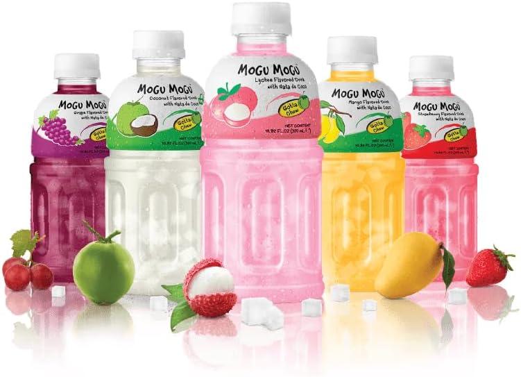 Mogu Mogu Fruit Juice Drink with Nata De Coco Gotta Chew 320ml (12 ...
