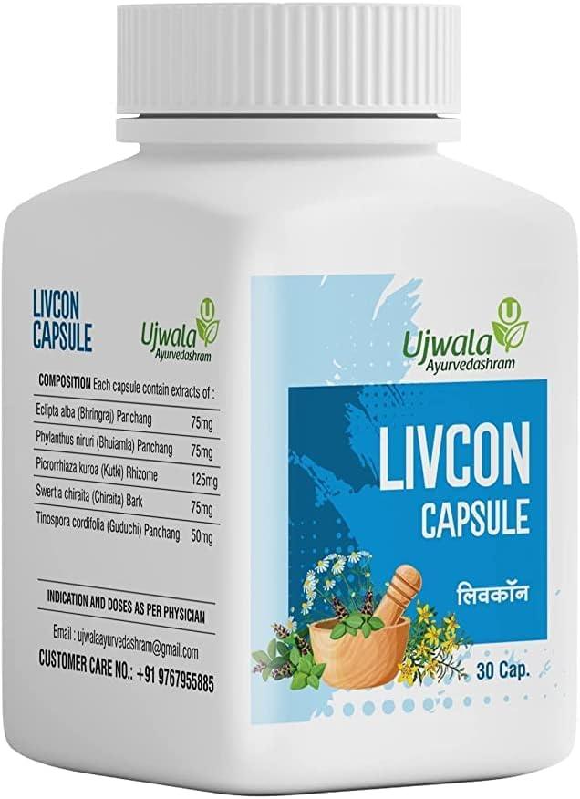 ROSEVILLA Pymol and Livcon Piles Care Capsule - Fast Relief for Hemorrhoids