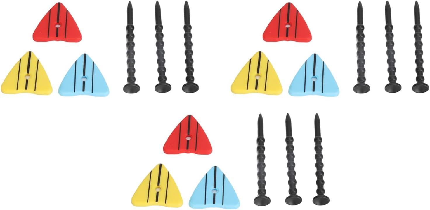 Height Adjustable Golf Tees Set - Premium Golf Ball Position Markers ...