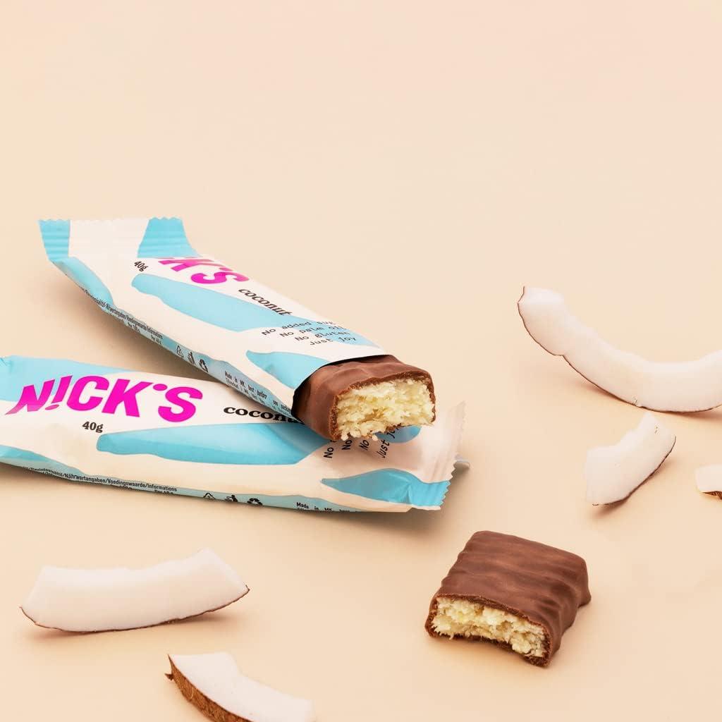 NICKS Chocolate Favourite Mix Box - Keto Snack Bars, No Added Sugar ...
