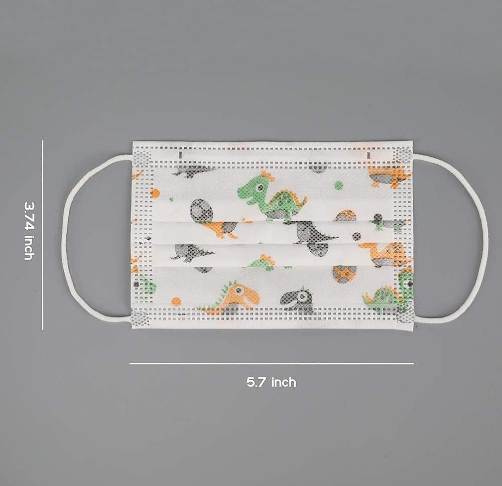 Kids Disposable Face Masks, Keangs Kids Masks with Cartoons Pattern ...